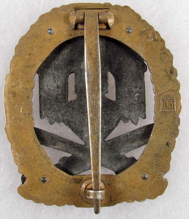 RARE GERMAN NAZI ARMY 75 GENERAL ASSAULT BADGE