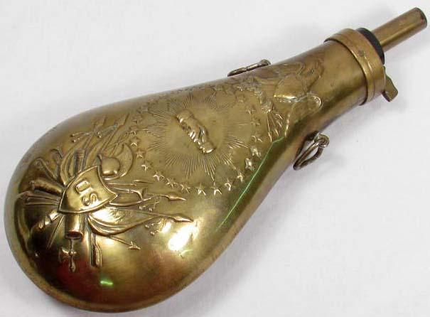 US PEACE GUN POWDER FLASK