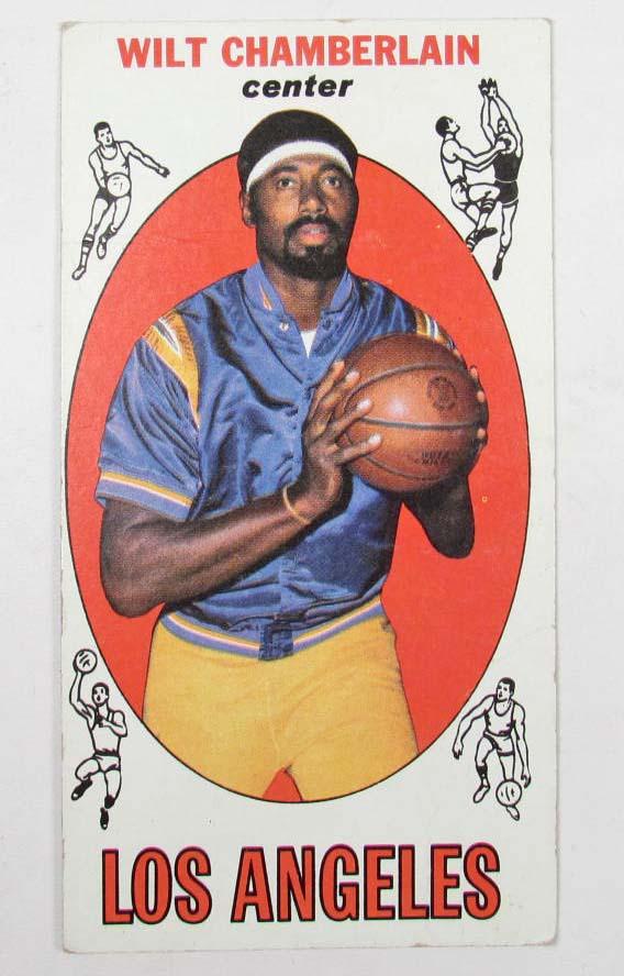1969 TOPPS WILT CHAMBERLAIN NO. 1 BASKETBALL CARD