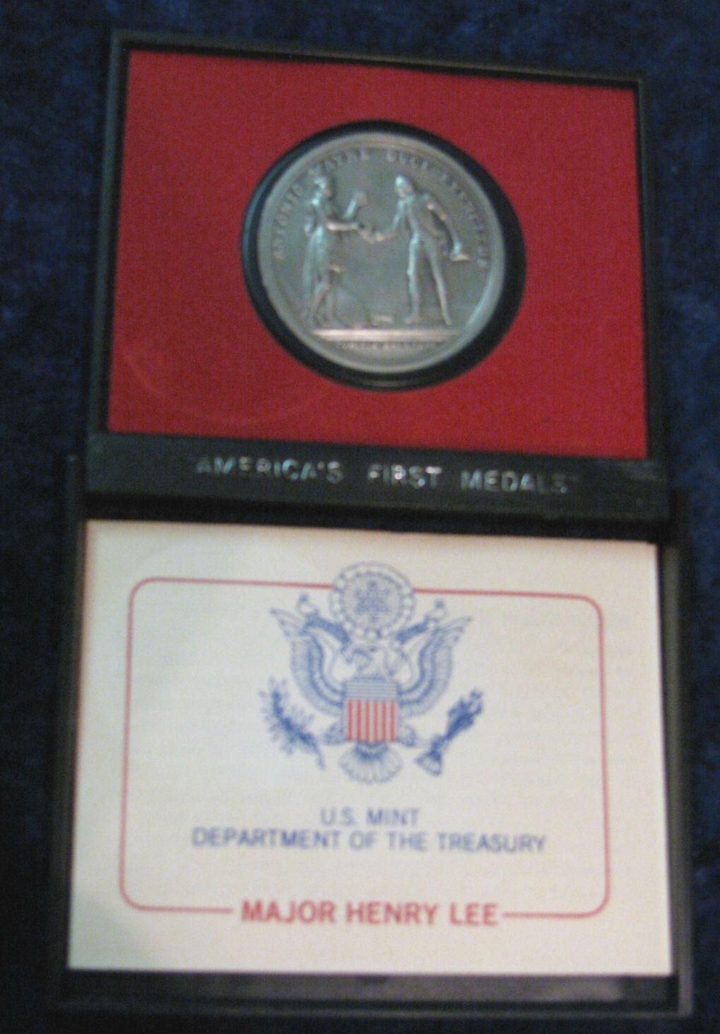 805. Major Henry Lee Bicentennial Medal Pewter.