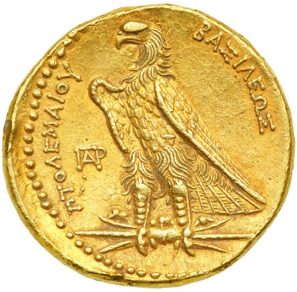 Ptolemaic Kingdom of Egypt. Ptolemy I, 323-285 BC. Gold Pentadrachm (17 ...