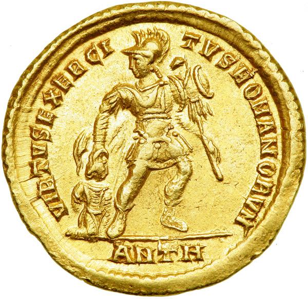 Julian II, AD 360-363. Gold Solidus (4.47 g) minted at Antioch, AD 361 ...