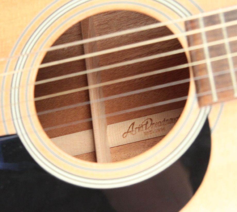 ARIA DREADNOUGHT AD-28N ACOUSTIC GUITAR NATURAL