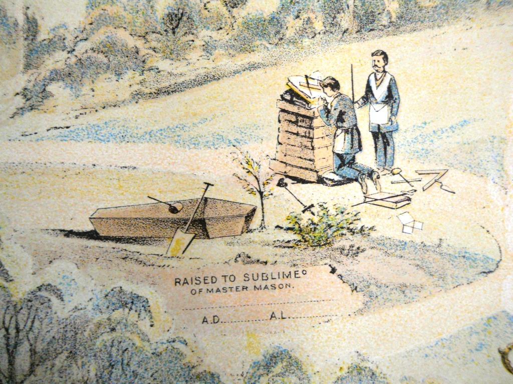 Masonic Membership Poster "From Darkness to Light"