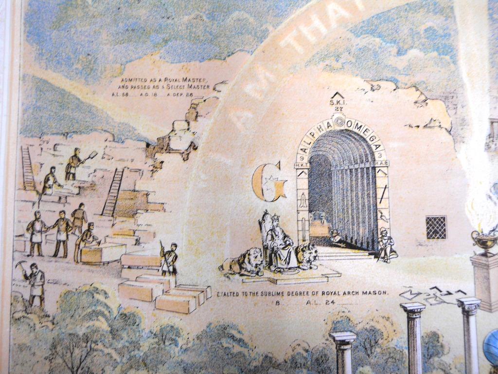 Masonic Membership Poster "From Darkness to Light"