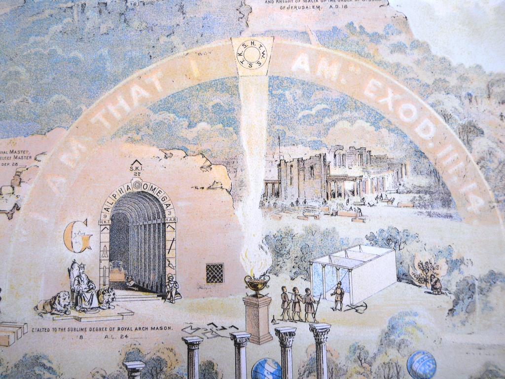 Masonic Membership Poster "From Darkness to Light"