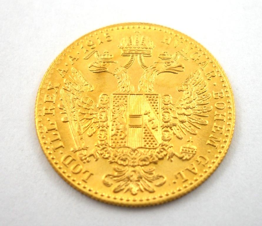 1915 Austria 1-Ducat Gold Coin
