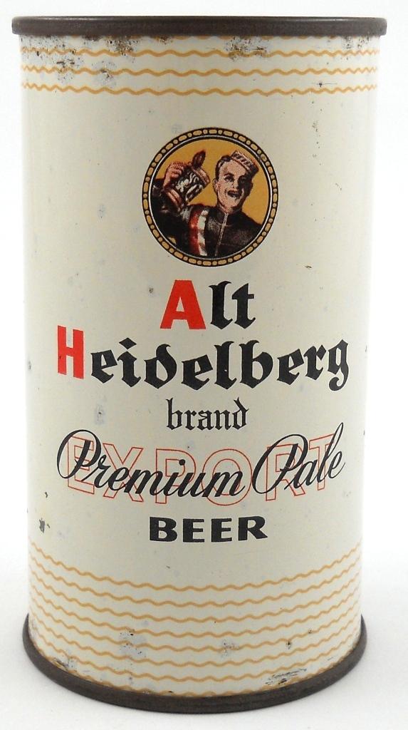 Alt Heidelberg IRTP Opening Instruction Flat-Top Beer Can