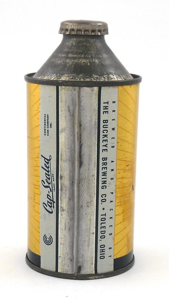 Buckeye Beer Cone-Top Can