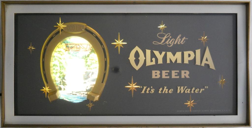 Olympia Beer Motion Sign