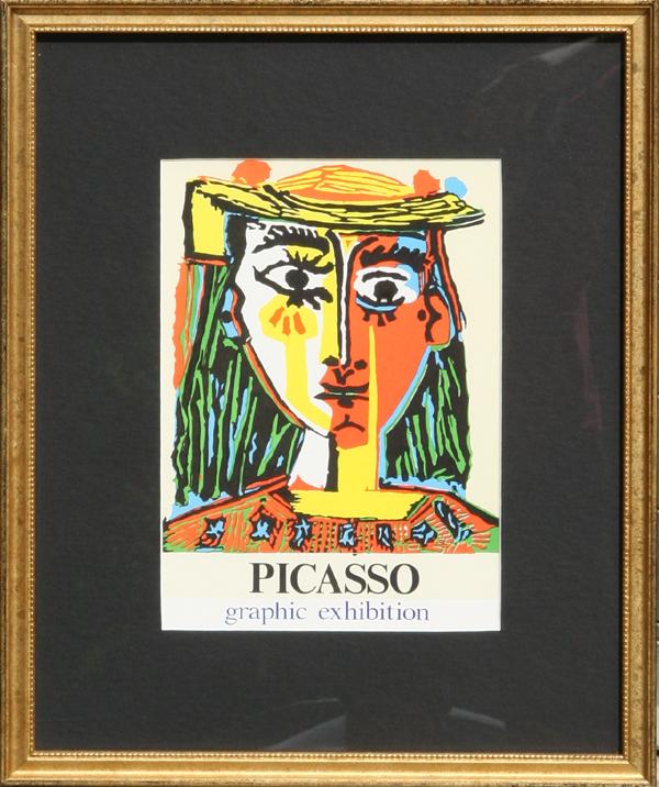 Pablo Picasso, Graphic Exhibition: Gallery International, Lithograph Poster