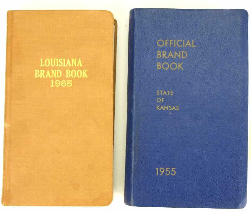 1965 Louisiana Brand Book and 1955 Kansas