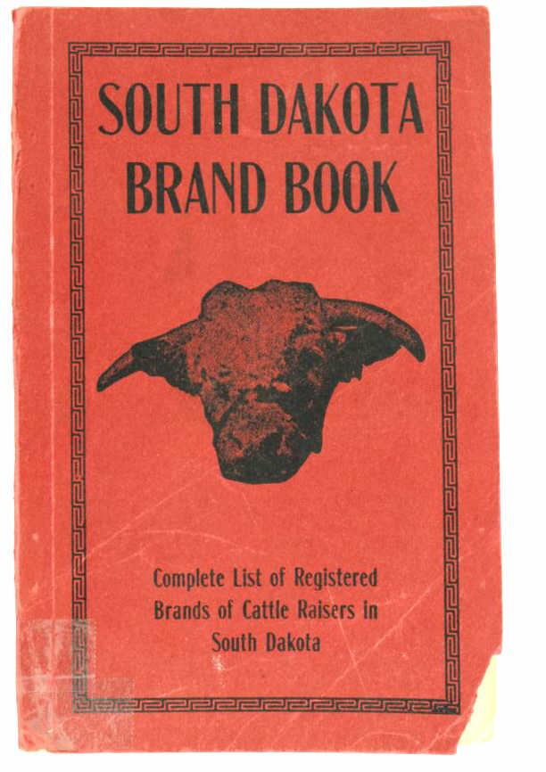 1931 South Dakota brand book.