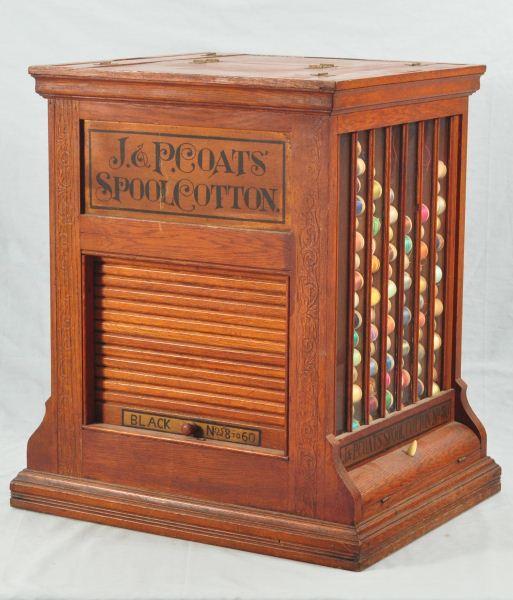 J & P Coats Spool Cabinet