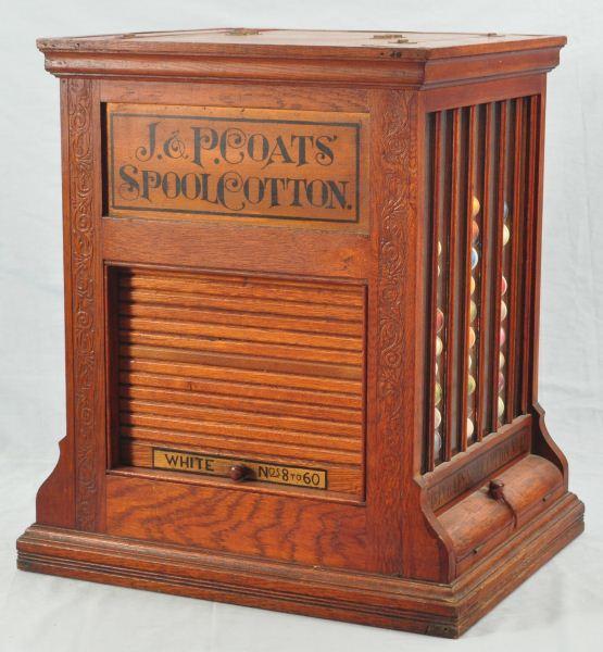 J & P Coats Spool Cabinet