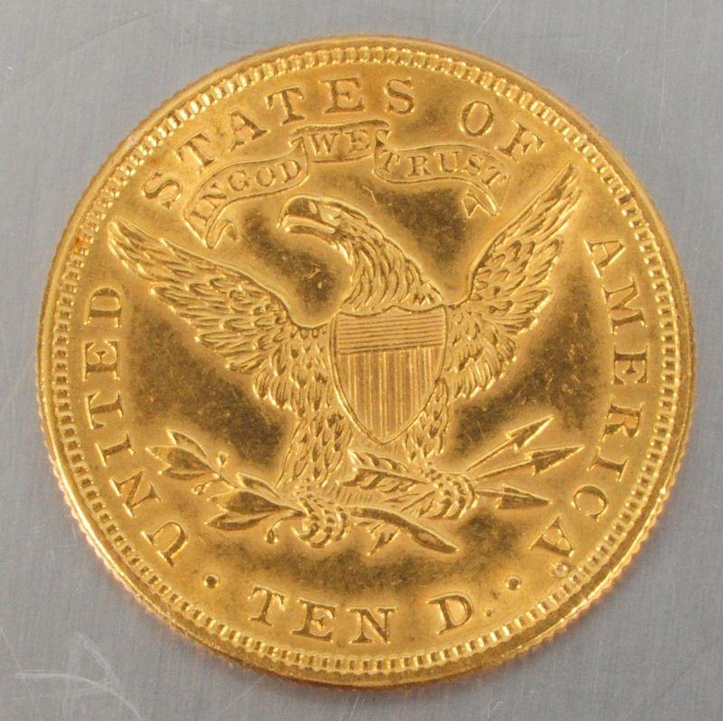 1897 Ten Dollar Golden Eagle Gold Coin