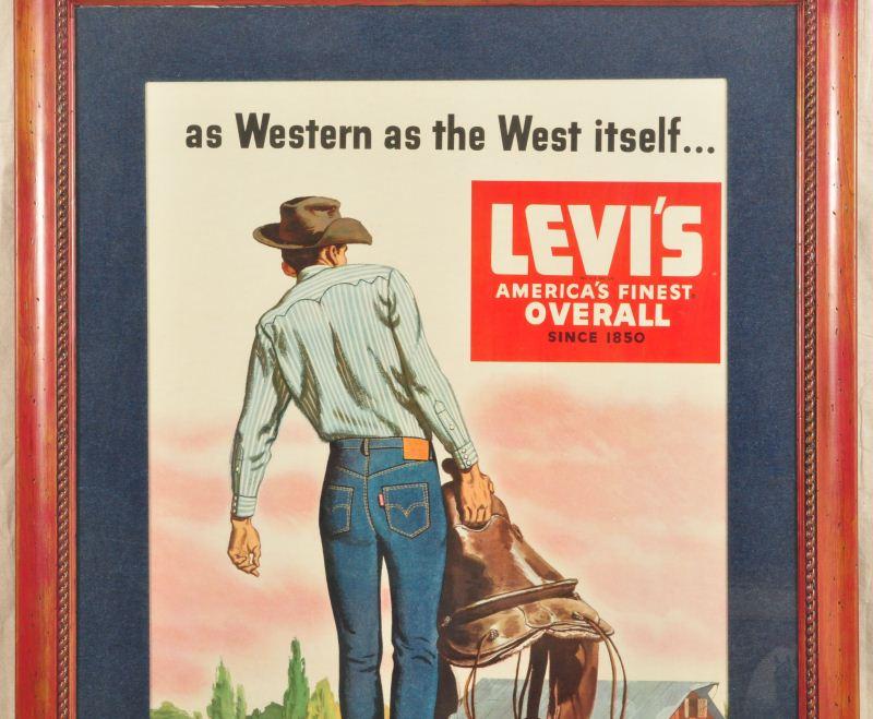 Levi's Jeans Advertising Poster