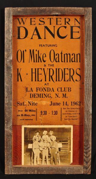 2 Vintage Western Dance Hall Posters