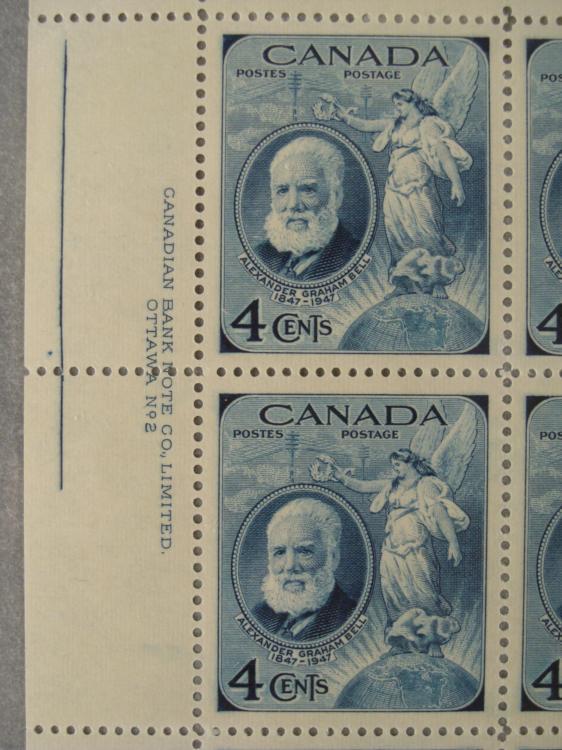 103 Canada Alexander Graham Bell 4 Cent Stamps Sheets