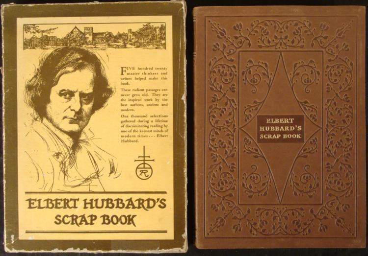 Elbert Hubbard Scrap Book 1923 Vintage Original Box