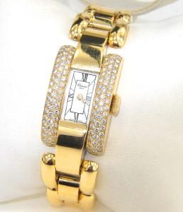 Chopard 18K Gold Diamond La Strada Women Watch