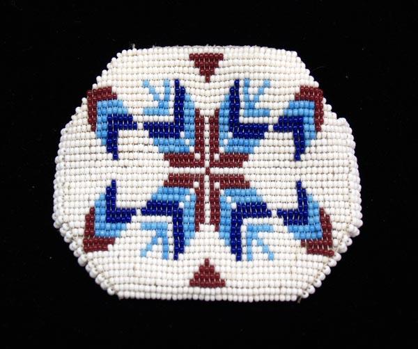 Native American Lakota Sioux Beaded Coin Purse