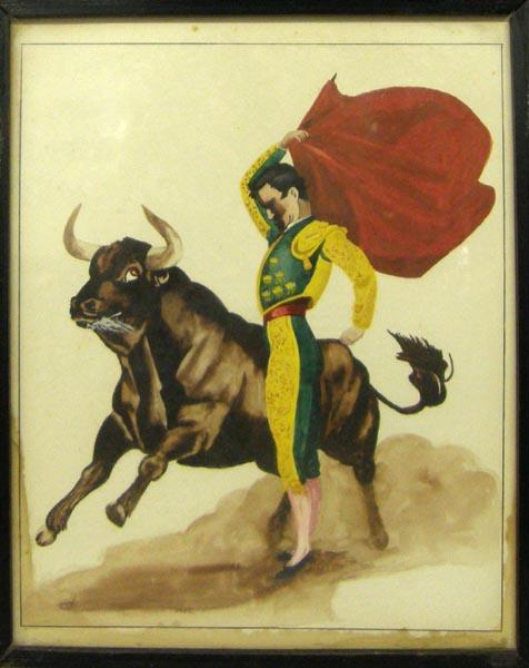 3 Original Matador Paintings