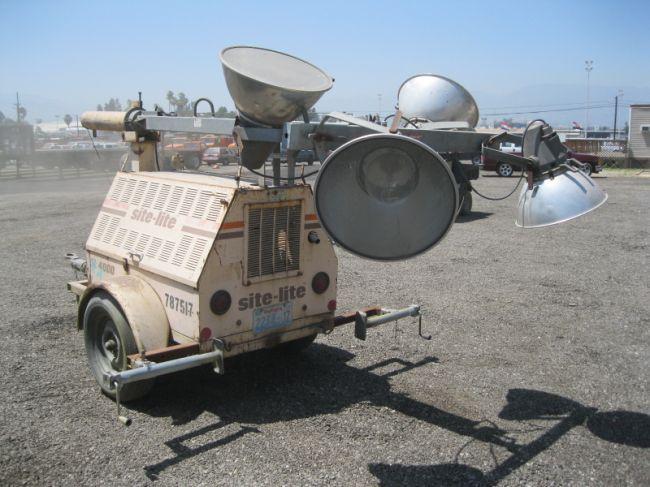 1990 Amida Site Lite SL4000 Towable Light Tower