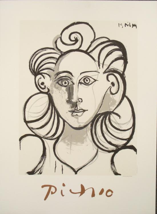 Pablo Picasso : Portrait of a Woman Art Print