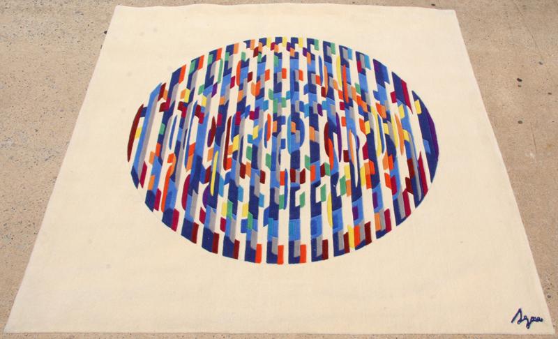 Yaacov Agam, Festival, Rug Tapestry
