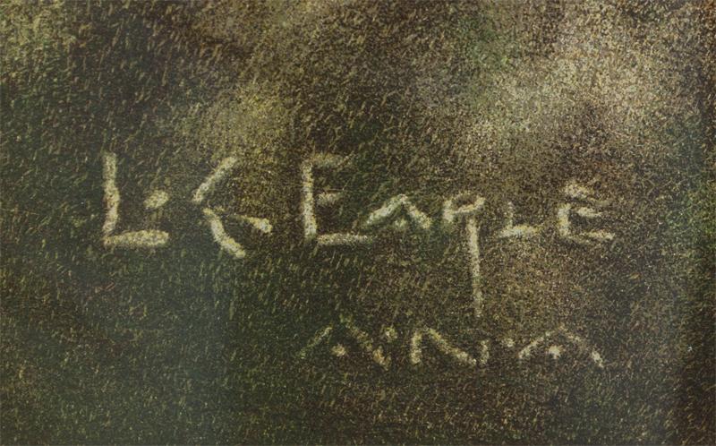 L.C. Earle, Framed Print of a Golfer