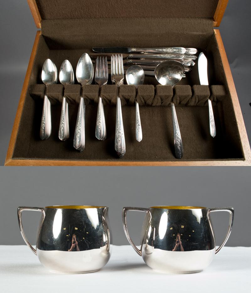 1939 Royal Rose Nobility Plate Flatware Set