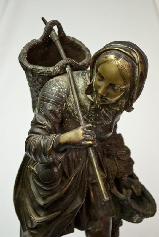 Edmund Louis Auguste Leveque Bronze Sculpture