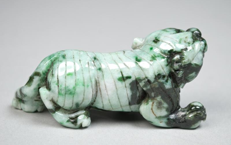 Chinese Carved Jade Tiger