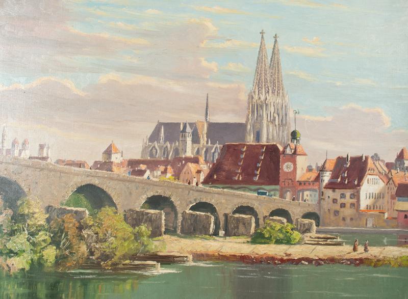 F. Berger, Oil Painting on Canvas