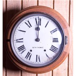 A Fine Seth Thomas Round Wall Clock