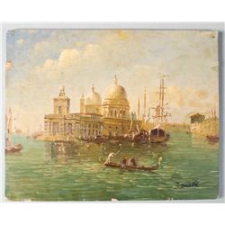 J. Smith, Oil Painting on Wood Panel