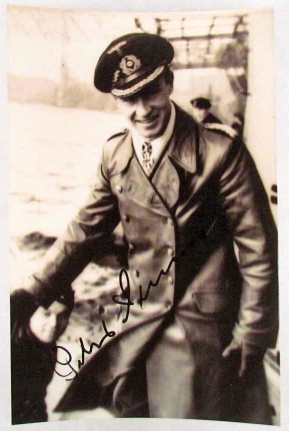 POSTWAR AUTOGRAPHED PHOTO OF PETER-ERICH CREMER
