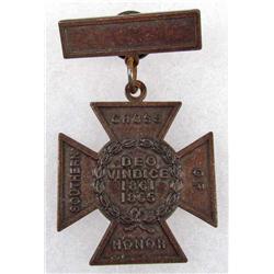 CONFEDERATE CIVIL WAR SOUTHERN CROSS OF HONOR