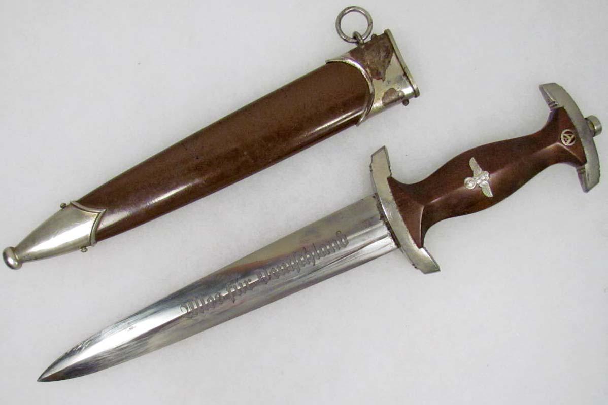 GERMAN NAZI POLITICAL SA EM DAGGER W/ SCABBARD