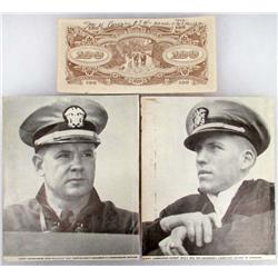 WW2 JAPANESE OCCUPATION 100 DOLLAR BILL SIGNED BY JOHN D. BULKELEY