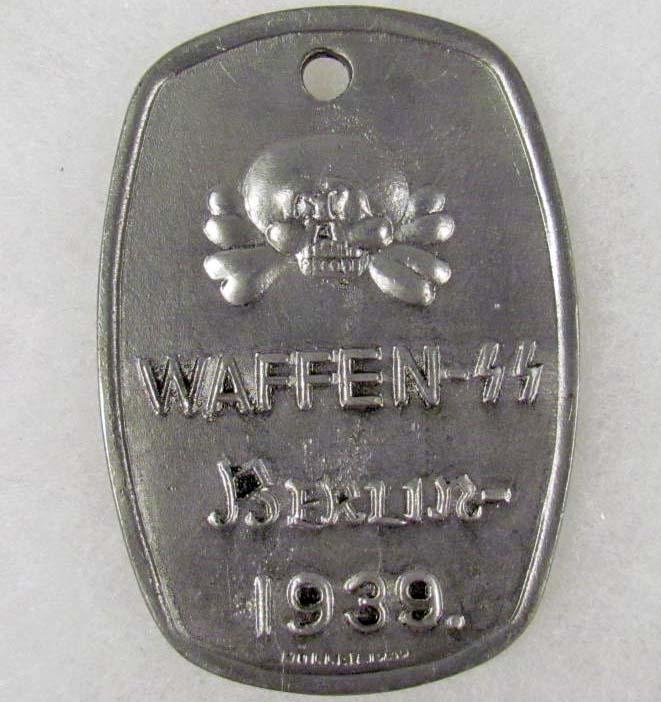 GERMAN NAZI WAFFEN SS BERLIN 1939 TAG