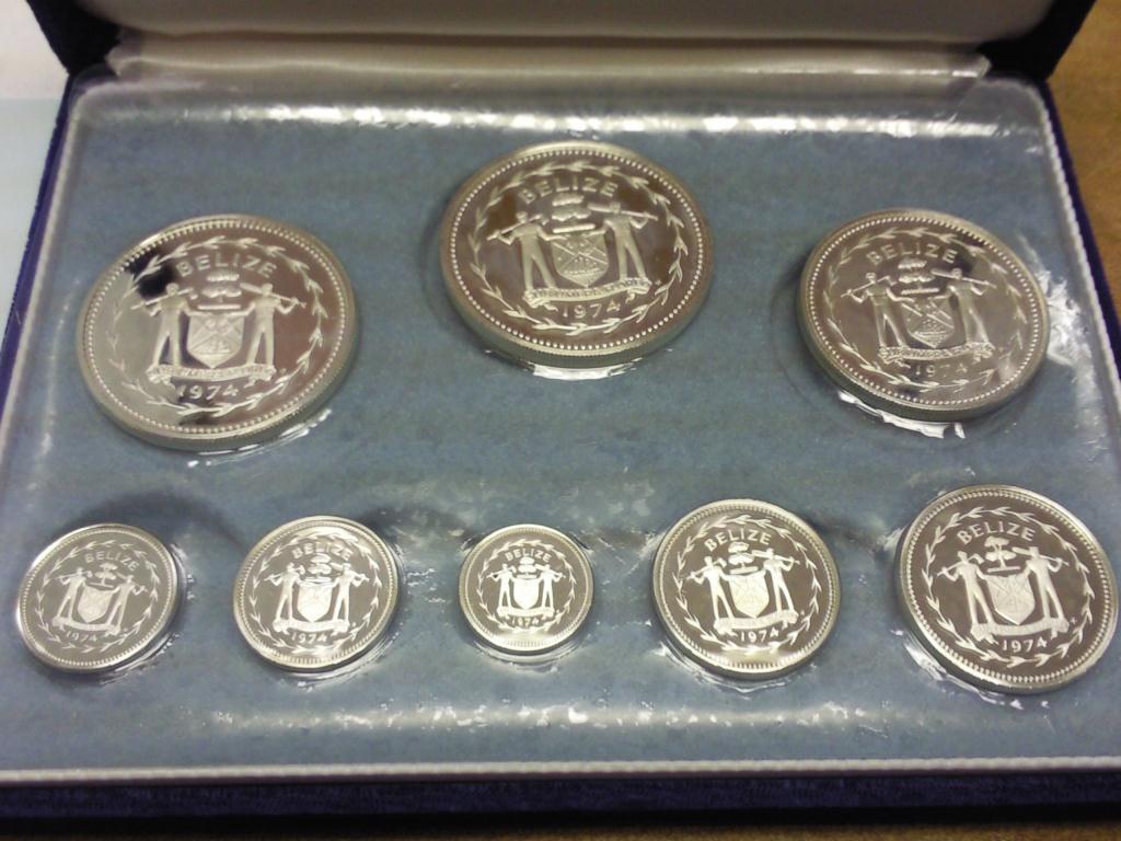 1974 BELIZE SOLID STERLING SILVER PROOF SET