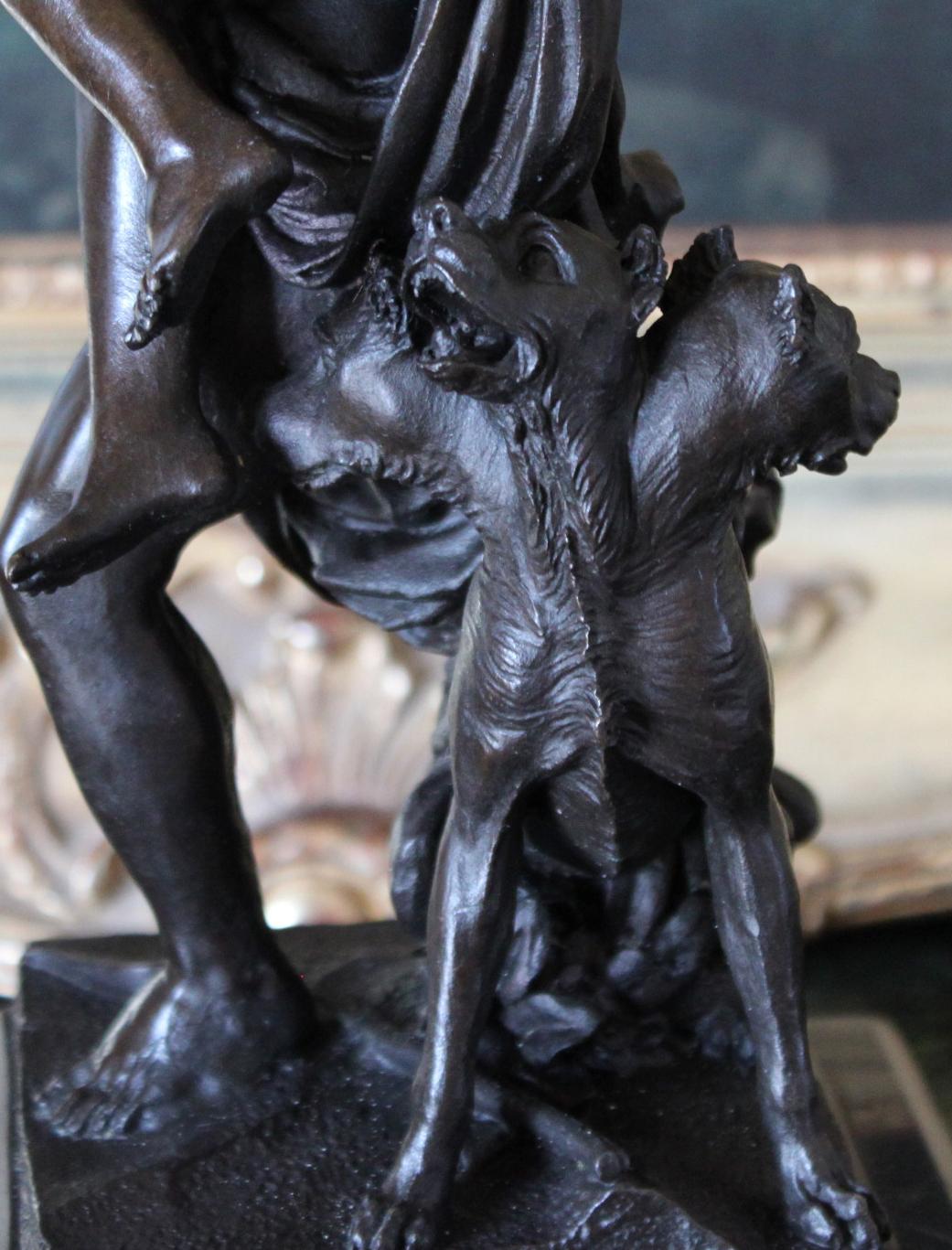 SM298 - Bronze Sculpture Hades God of the Underworld "Rape of Proserpina"