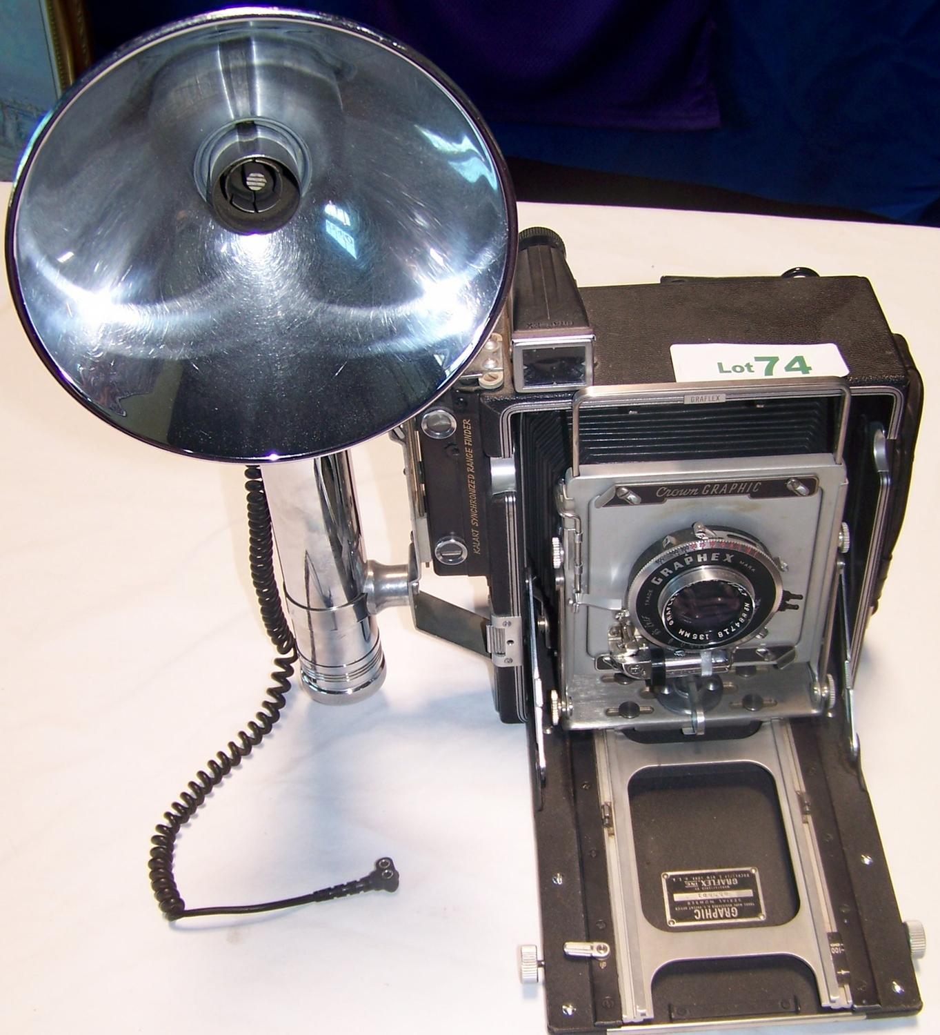 Vintage Crown Graflex Camera serial # 85561