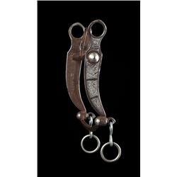 G. S. Garcia Silver Inlaid Bit