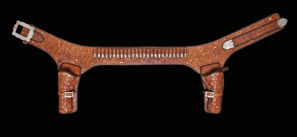 Edward H. Bohlin, Hollywood, California Filigreed Double-Gun Rig