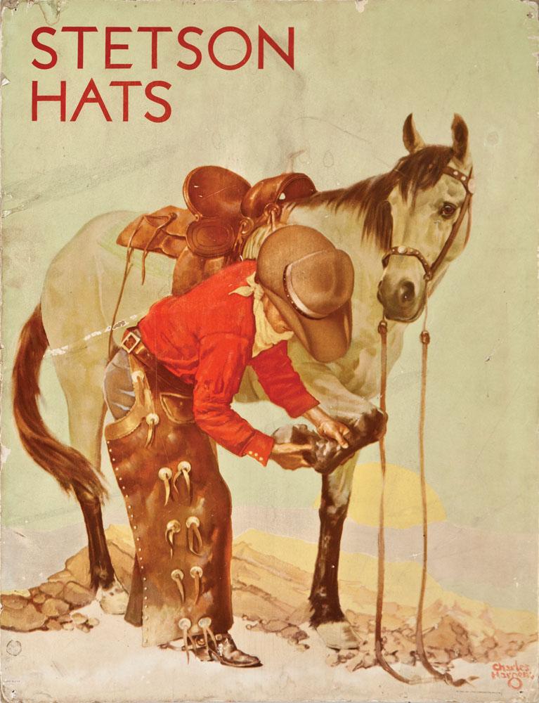 Stetson Hat Advertising Poster