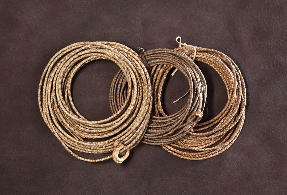 Three Rawhide Reatas