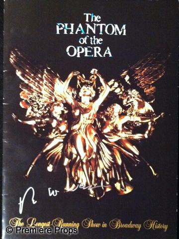 Phantom of the Opera Broadway Musical Autographed Program